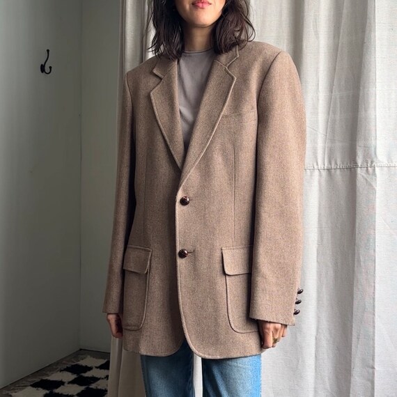 Japanese Made Wool Tweed Blazer - Gem