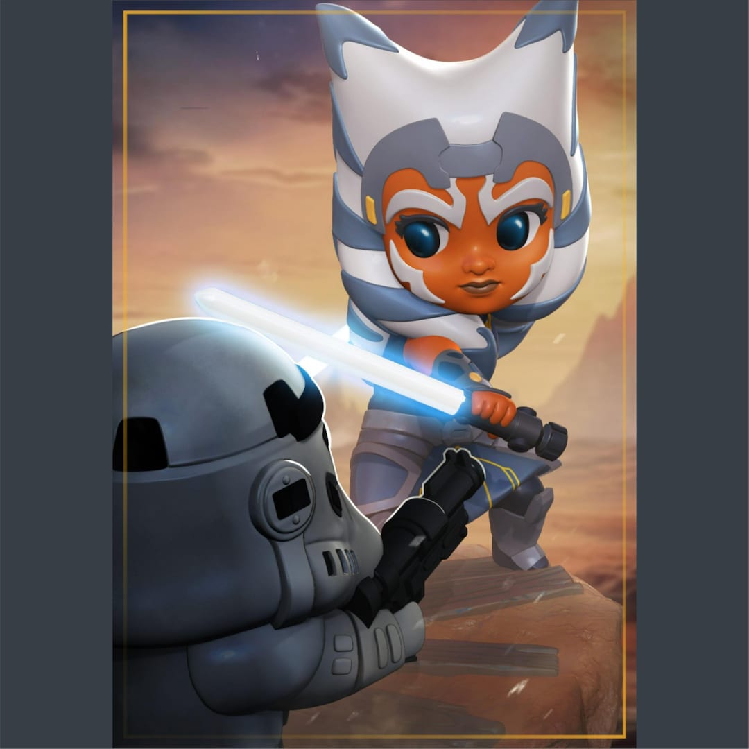 Starborn Mystic Nova Chibi Figurine | Galactic Warrior STL Model ...