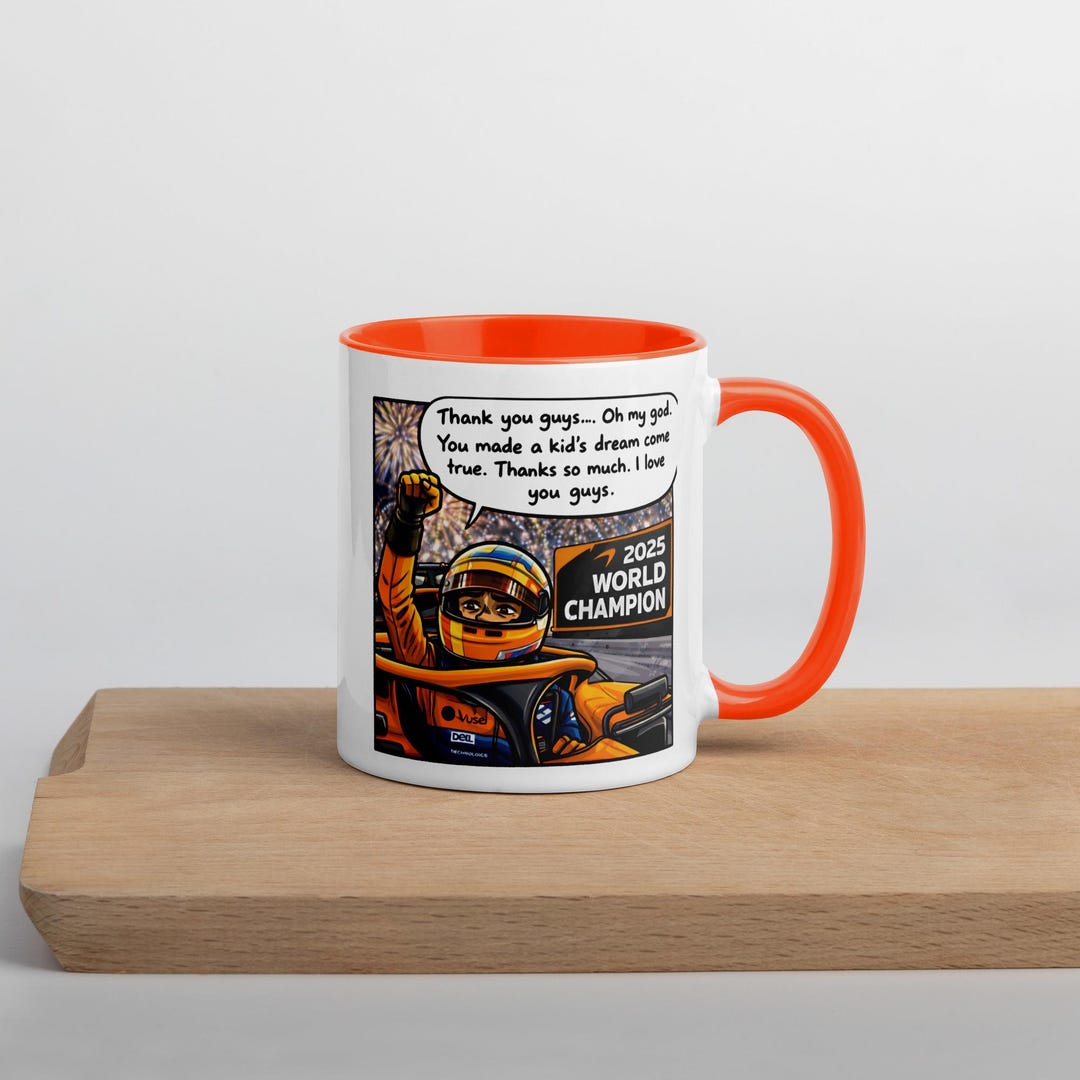 Lando Norris F1 Mug: Mclaren 2025 Win Mug - Etsy