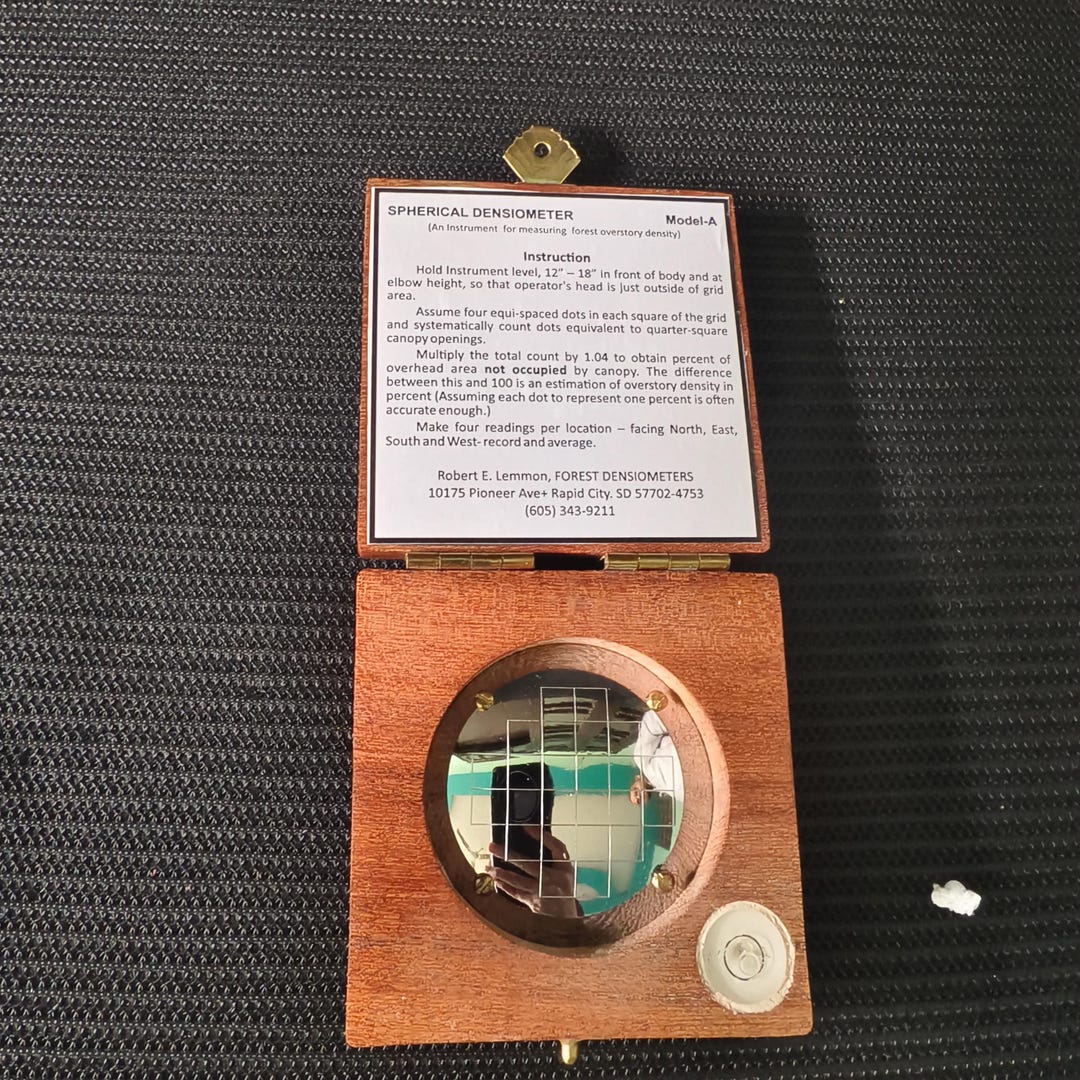 Spherical Densiometer for Accurate Forest Canopy Measurements Forestry ...