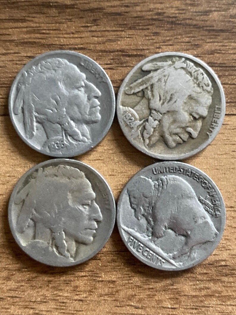 Lot of 1930's 1920's Buffalo Nickels - Etsy
