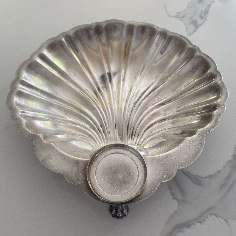 Vintage Clam Shell Serving Tray /silverplate Clamshell Platter - Etsy