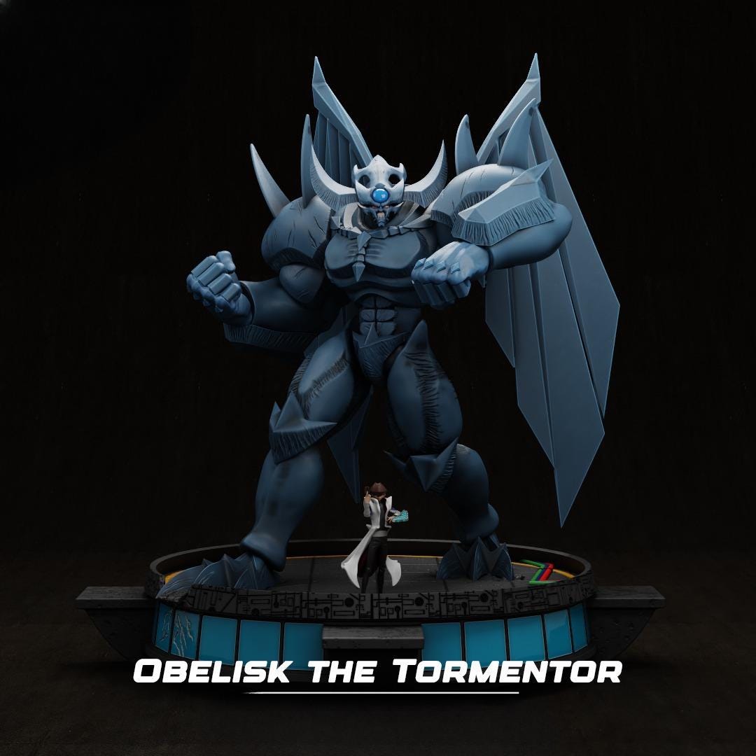Colossal Blue Destruction Titan Statue | Ancient God of Power | Mythic ...
