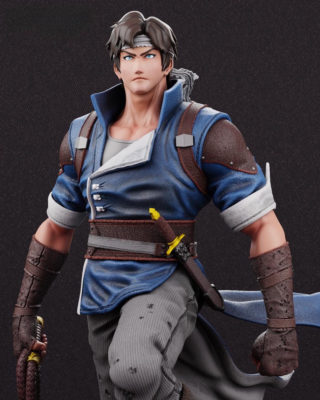 Castlevania – Richter Belmont | Vampire Hunter Whip Master STL Statue ...