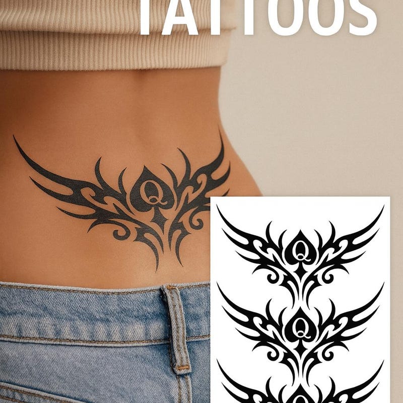 Lower Back Tattoo - Etsy