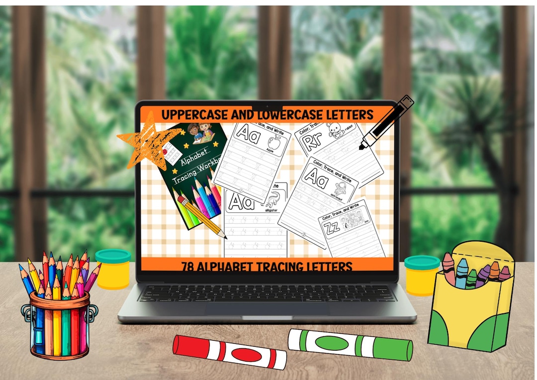 Alphabet Tracing Worksheets – Uppercase & Lowercase | 78 Page Bundle ...