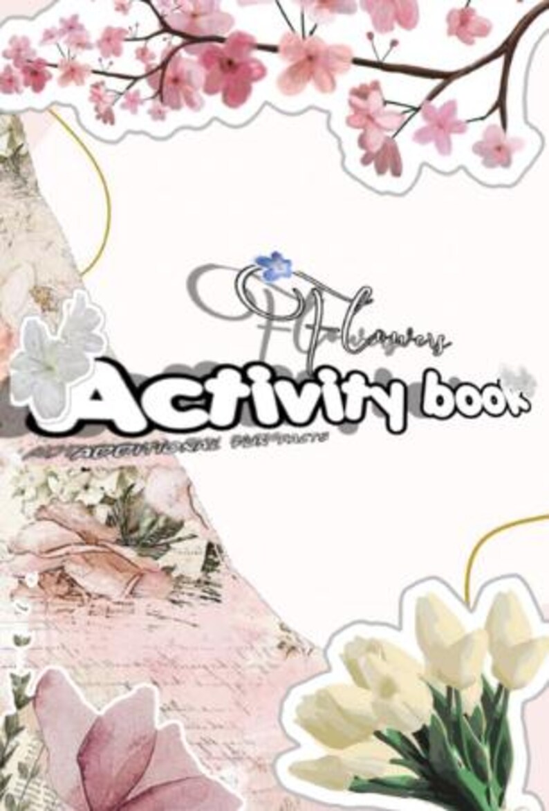 Flower Activity and Fun Facts Book - Etsy