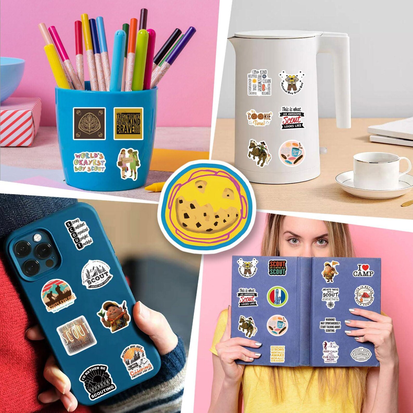 64pcs Boy Scouts Sticker- Vinyl Decals for Water Bottle ,laptop - Etsy