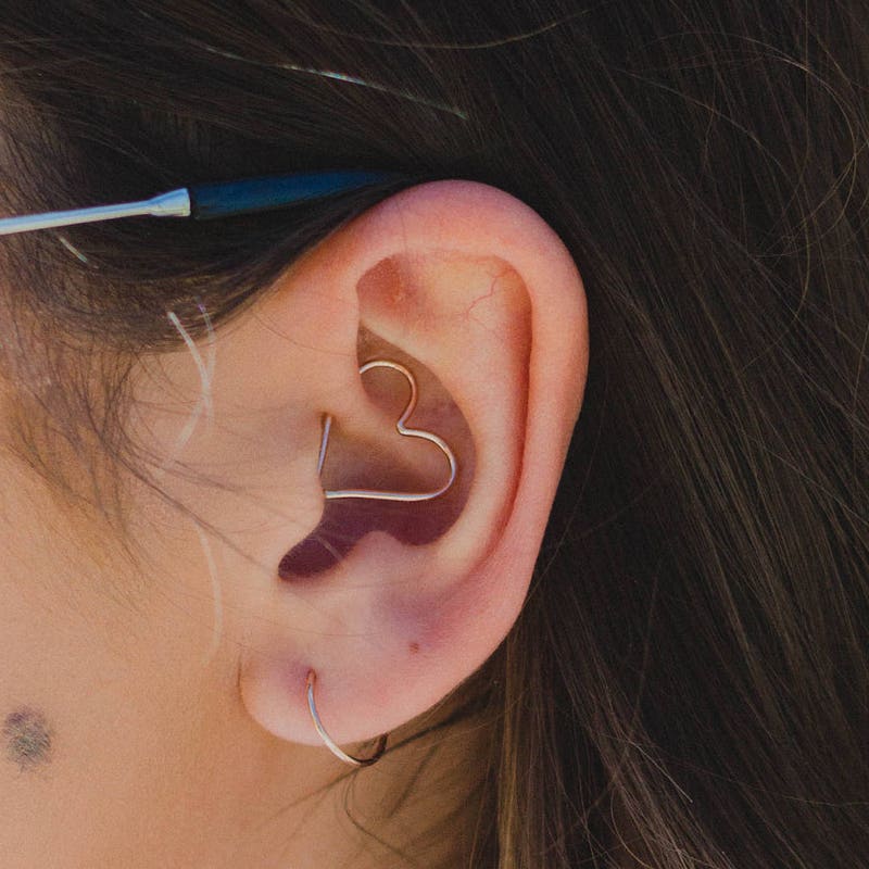 Heart Ear Cuff - Etsy