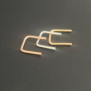 Septum Staple Retainer 16g 18g 20g Horse Shoe Style Nose Piercing ...