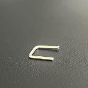 Septum Staple Retainer 16g 18g 20g Horse Shoe Style Nose Piercing ...