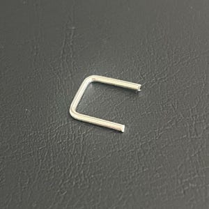 Septum Staple Retainer 16g 18g 20g Horse Shoe Style Nose Piercing ...