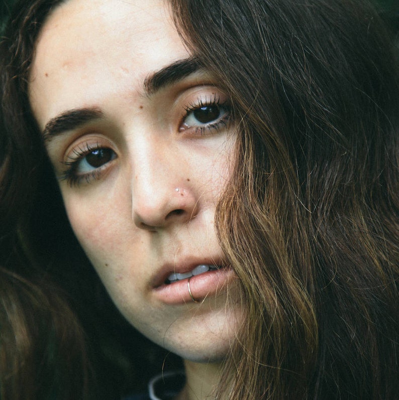 Tiny Nose Piercing Stud Dainty Nose Piercing Ring Dot Stud - Etsy