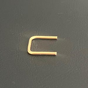 Septum Staple Retainer 16g 18g 20g Horse Shoe Style Nose Piercing ...