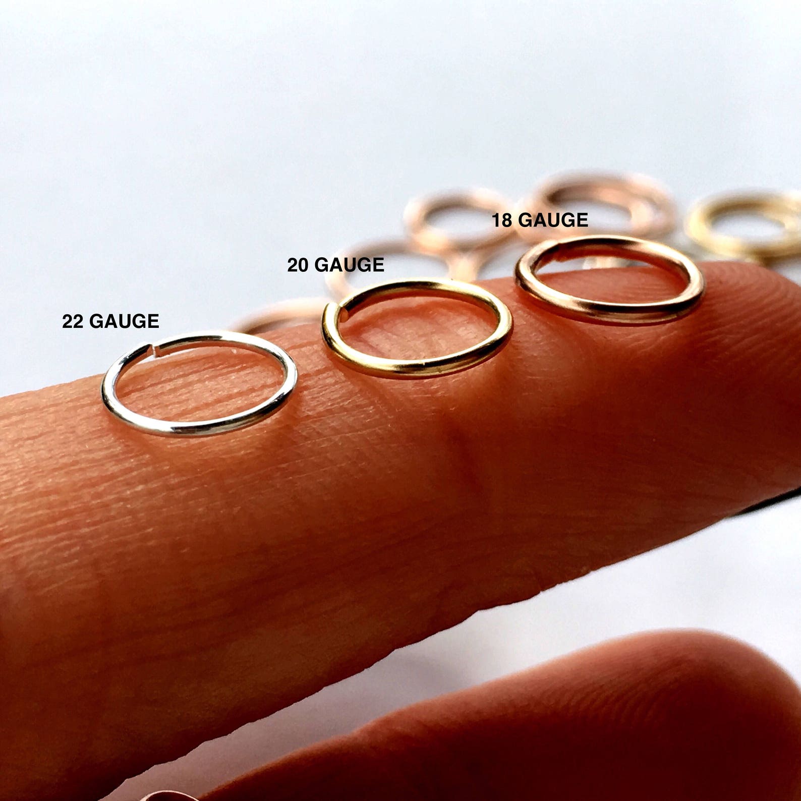 7mm 18g Nose Ring 14K Gold Fill 18g 7mm 14k Gold Fill - Etsy