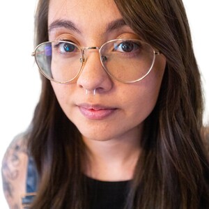 Septum Staple Retainer 16g 18g 20g Horse Shoe Style Nose Piercing ...