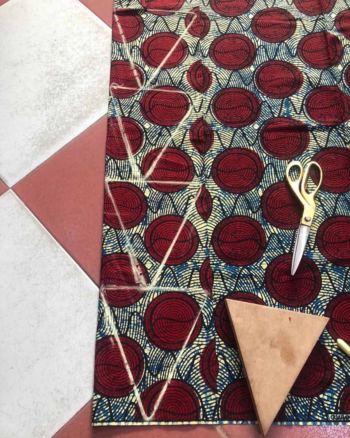 East African Wax Print Bunting Flags Garland - Etsy