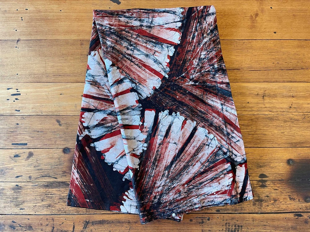 Tanzania Batiki Handmade Fabric 22/14 - Etsy