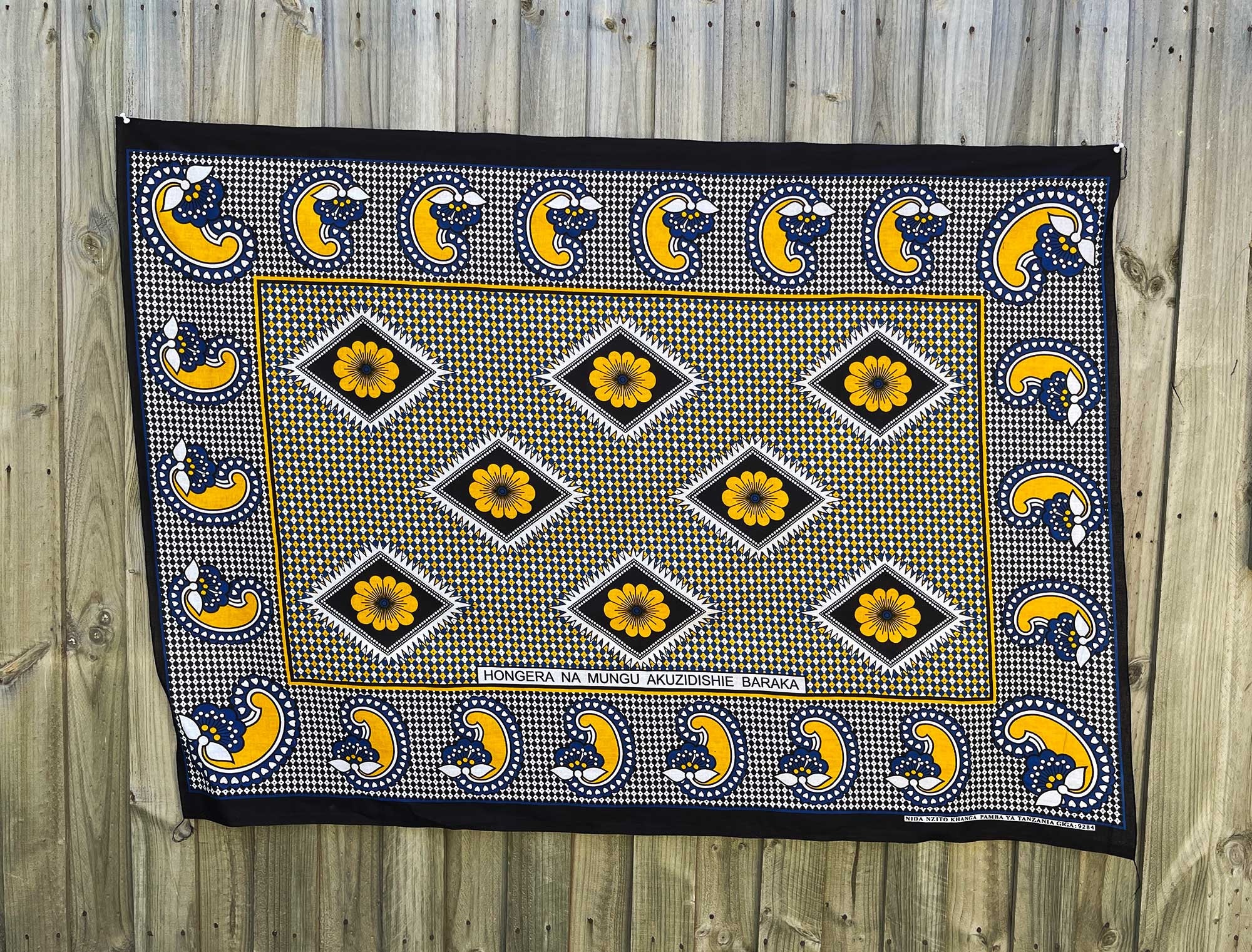 East African Nida Swahili Kanga Fabric 21/14 - Etsy Australia