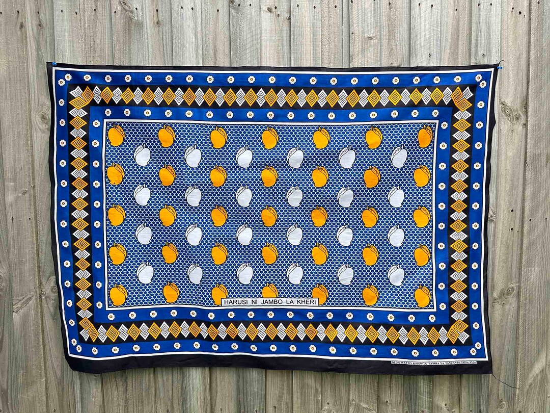East African Nida Swahili Khanga Fabric 24/09 - Etsy
