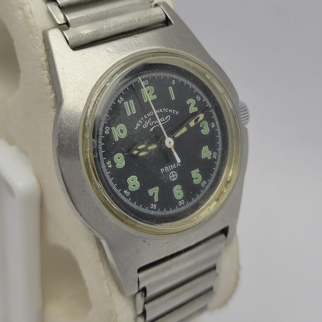 West End Watch Co Sowar Prima Military Manual Winding D 3721 Vintage ...