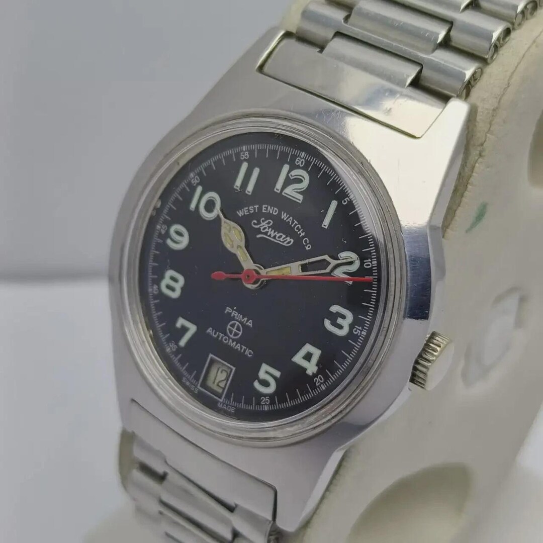 West End Watch Co Sowar Prima K-4289 Automatic Military Vintage Watch ...