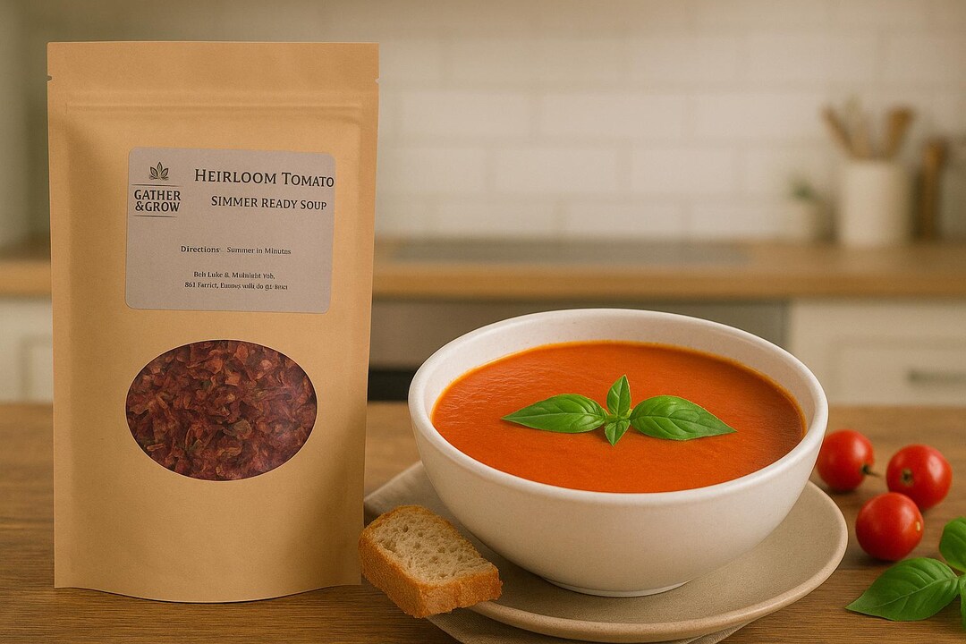 Heirloom Tomato Herb (sun-ripened Punch-up) Simmer-ready Soup - Etsy
