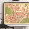 Angers Map La Carte D'angers Old Map of Angers Fine Reproduction - Etsy