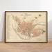 La Carte De Perigueux - Old Map of Périgueux - Restored Map Print on ...
