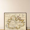 Wine Map of Marne River Valley, Aisne Champagne Vineyards, France Wine ...