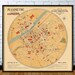 Angers map La carte d'Angers Old map of Angers fine | Etsy