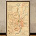 Kuala Lumpur Map - Old Map Print - Historic Map Reproduction - 12 X 18 ...