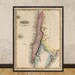 Old Map of Chile Chile Map Archival Print Old Map Restored Giclee ...