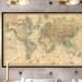 World Map - Japanese Map of the World - Fine Print - 世界地図 - Available ...
