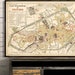 Provins Map - Monumental Map of Provins - Pictorial Map Archival ...