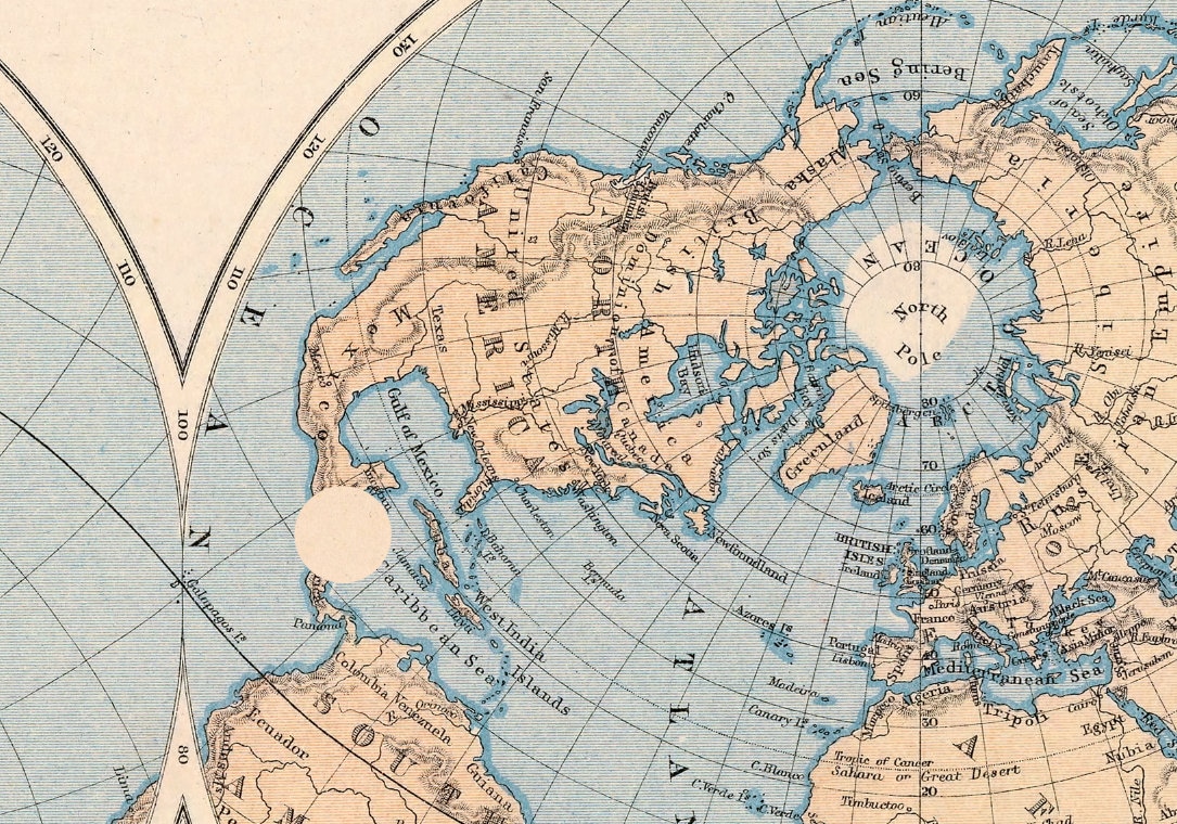1910 world map with flags