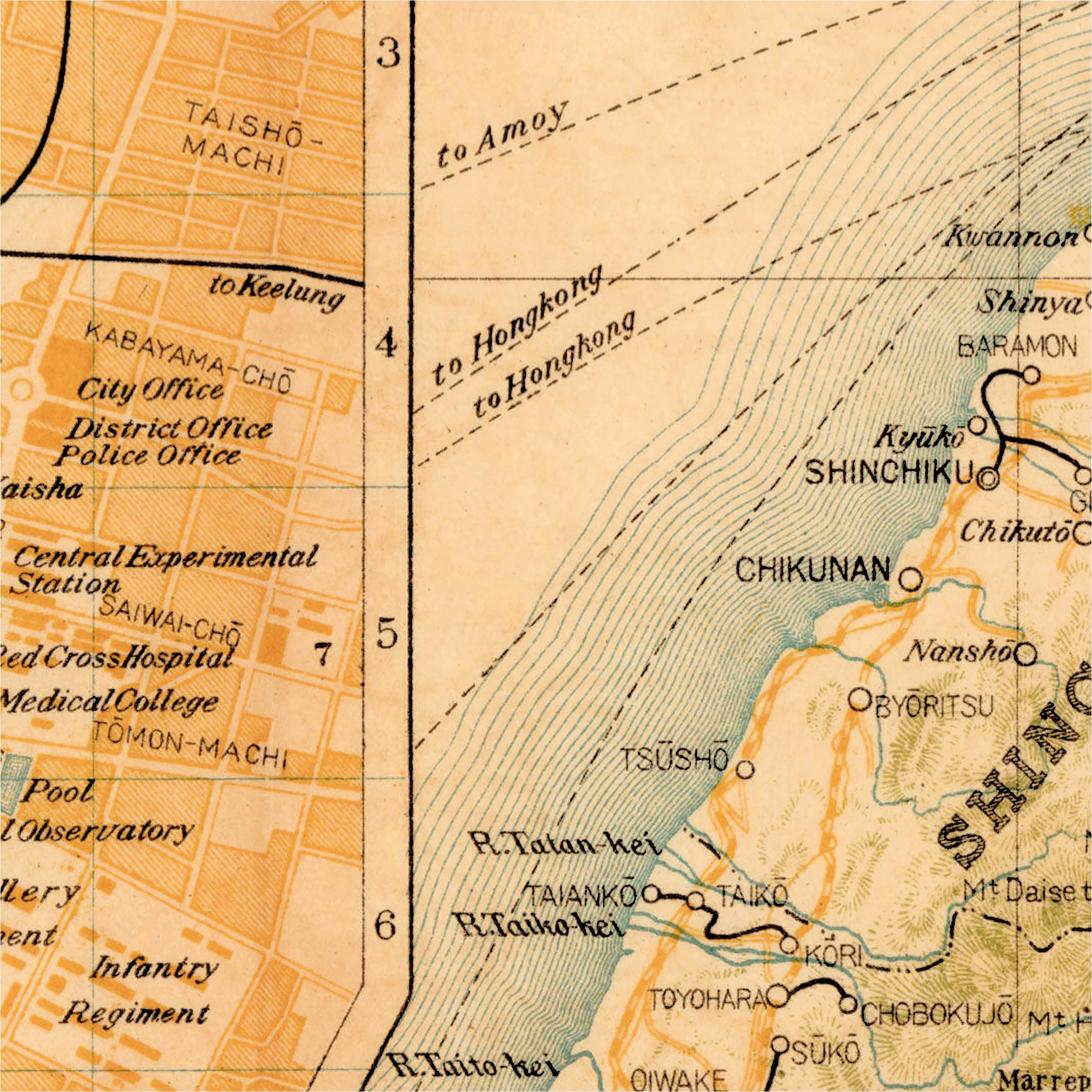 Taiwan Map - Old Map of Taiwan Fine Reproduction - Giclee Print - Etsy
