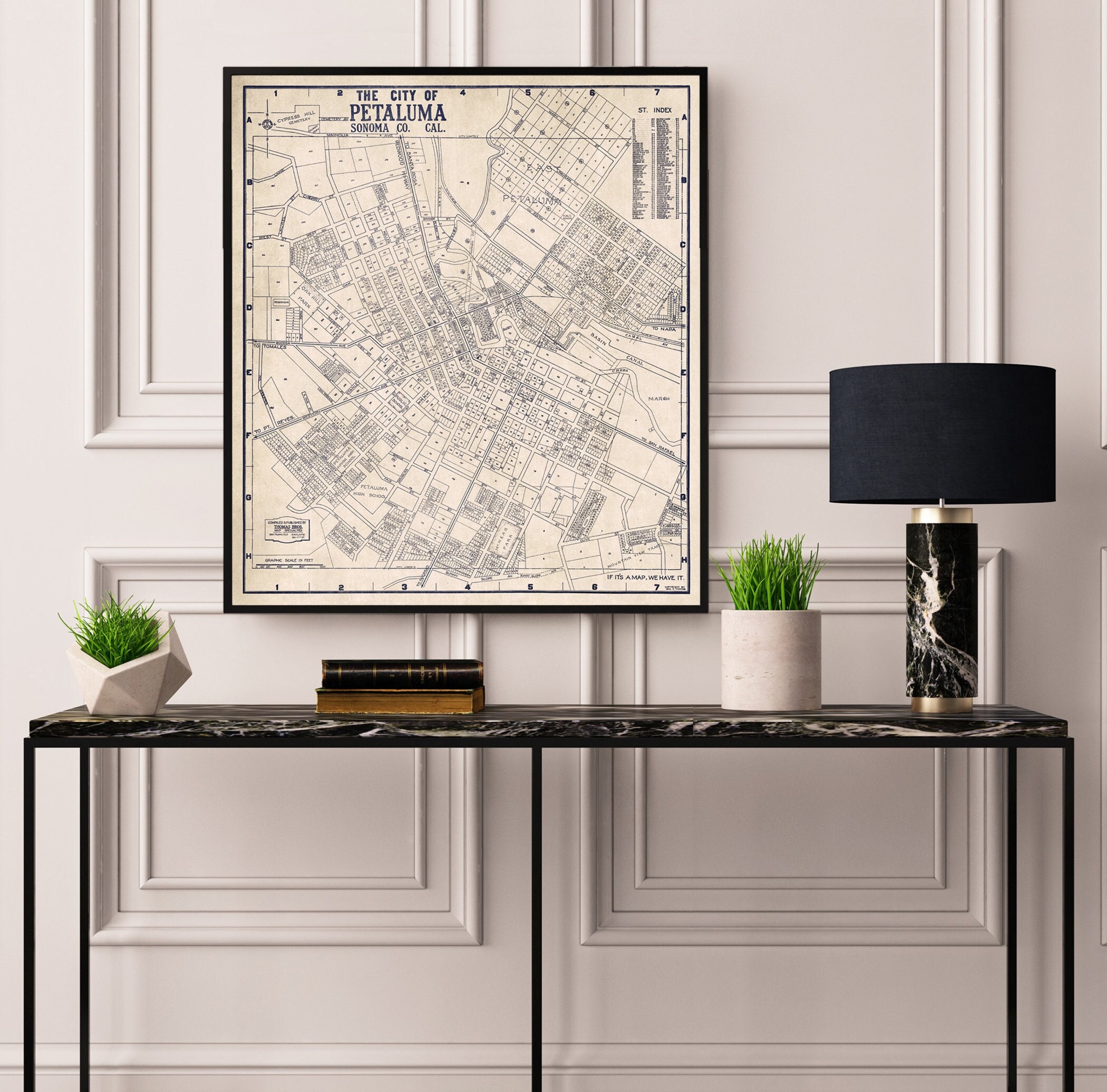 City Of Petaluma Ca Map