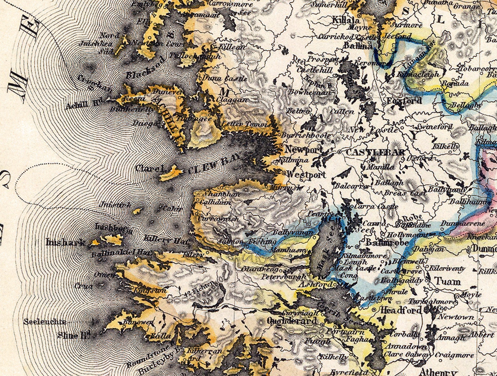 Old Map of Ireland Archival Reproduction Ireland Map - Etsy