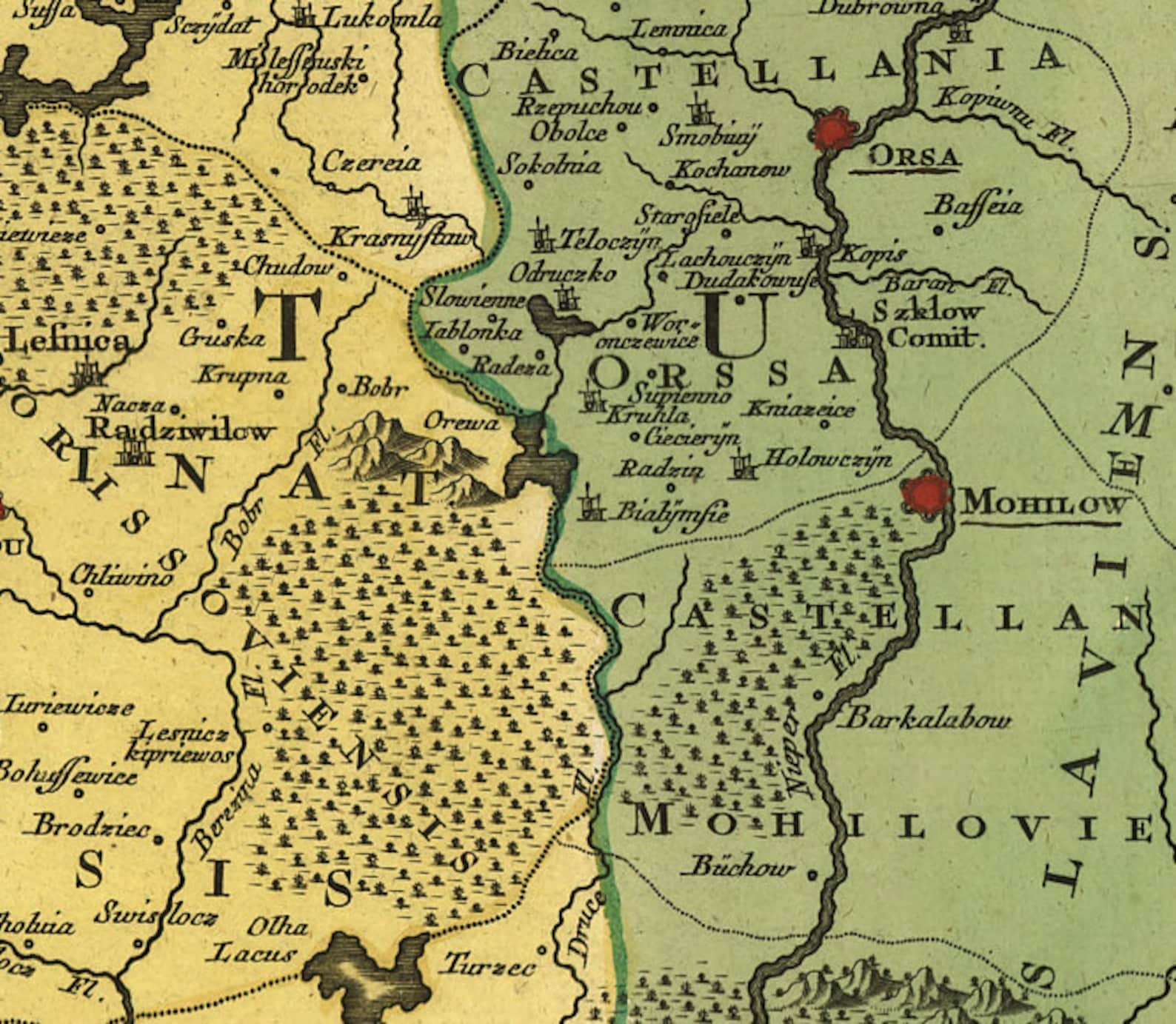 Lithuania Map Old Map of Lithuania Archival Print on Matte - Etsy