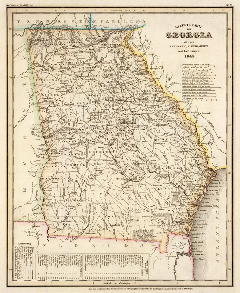 Maps From The Georgia Colony