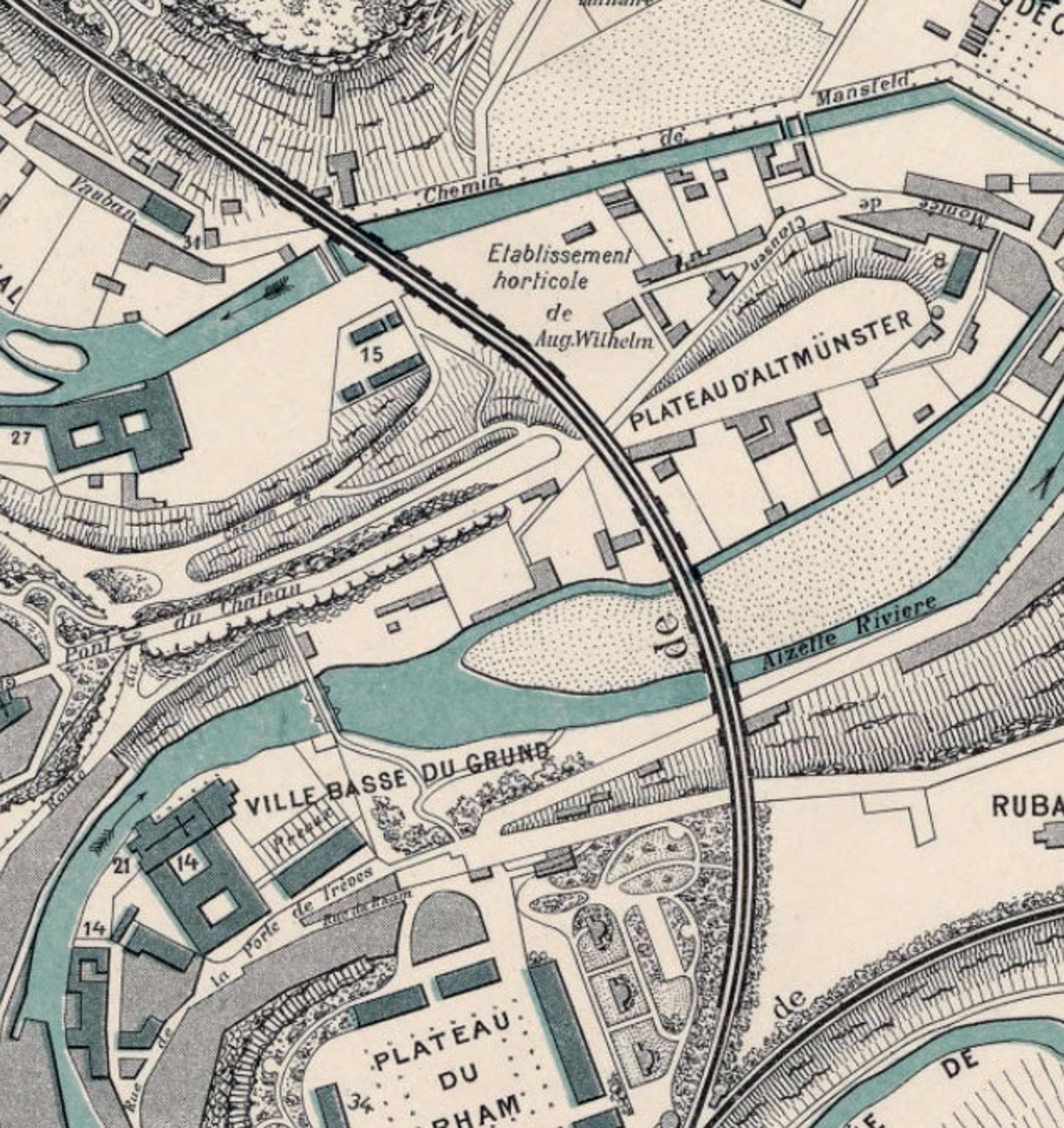 Luxembourg Map Old Map of Luxembourg Fine Print on Paper or - Etsy