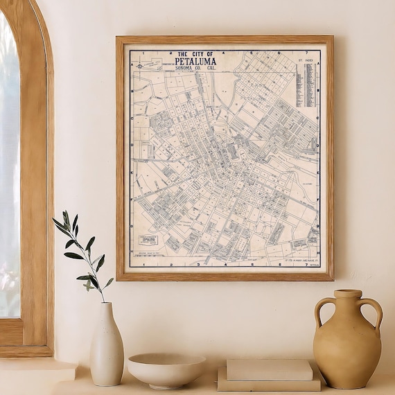 City Of Petaluma Ca Map