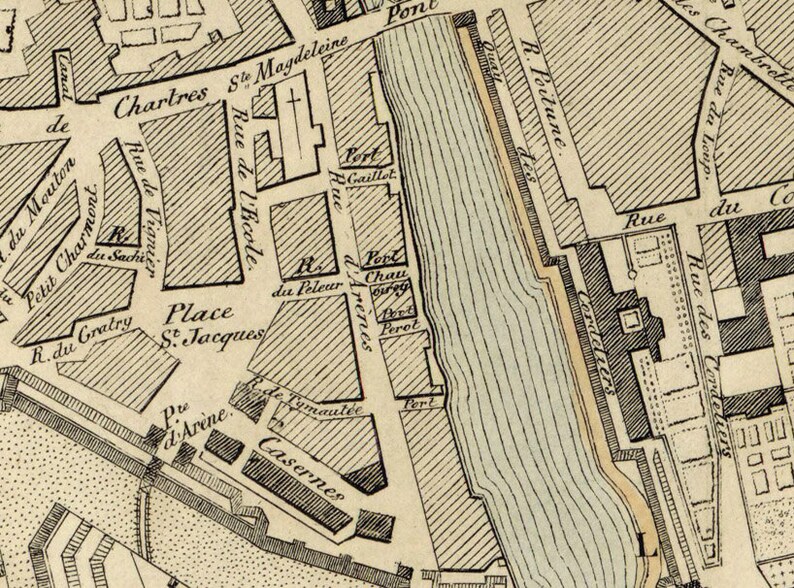 Besancon Map Plan De Besançon Historical Map Archival - Etsy