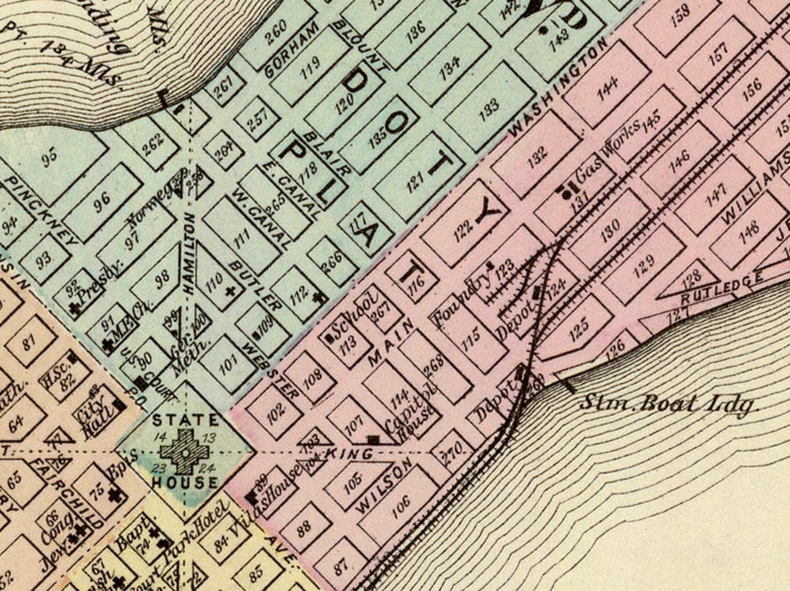 Madison Map wisconsin Vintage Map of Madison City Map - Etsy