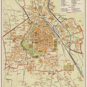 Old Map of Novara, Italy - Novara Map Fine Reproduction - Etsy