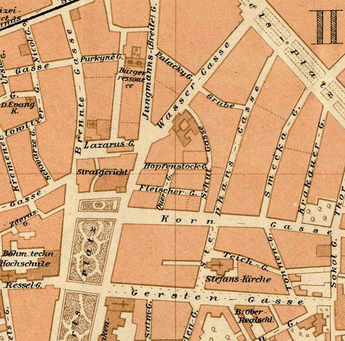 Vintage Map of Prague Old Map Archival Print of Prague Map - Etsy