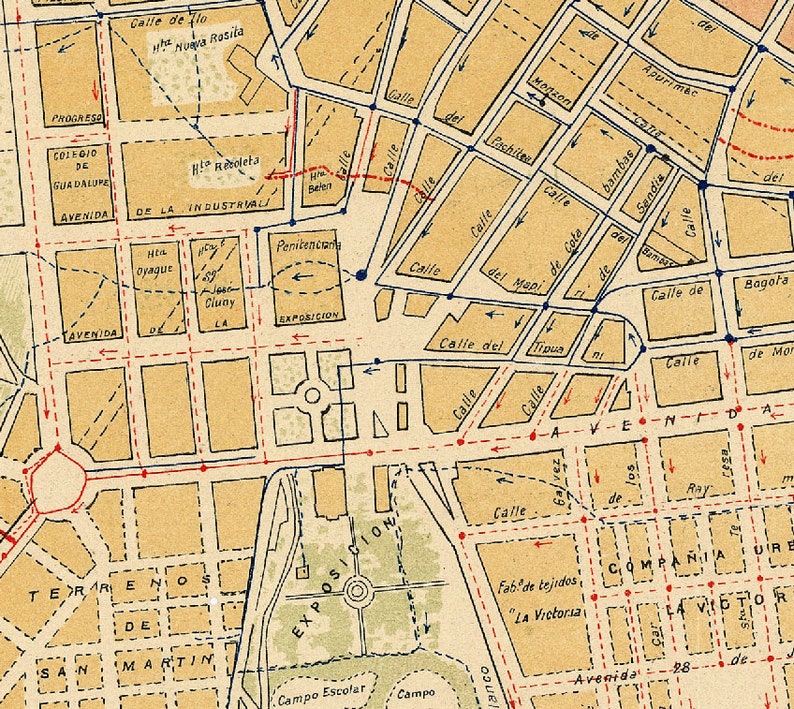 Old Map of Lima Historical Map of Lima Print on Paper or - Etsy