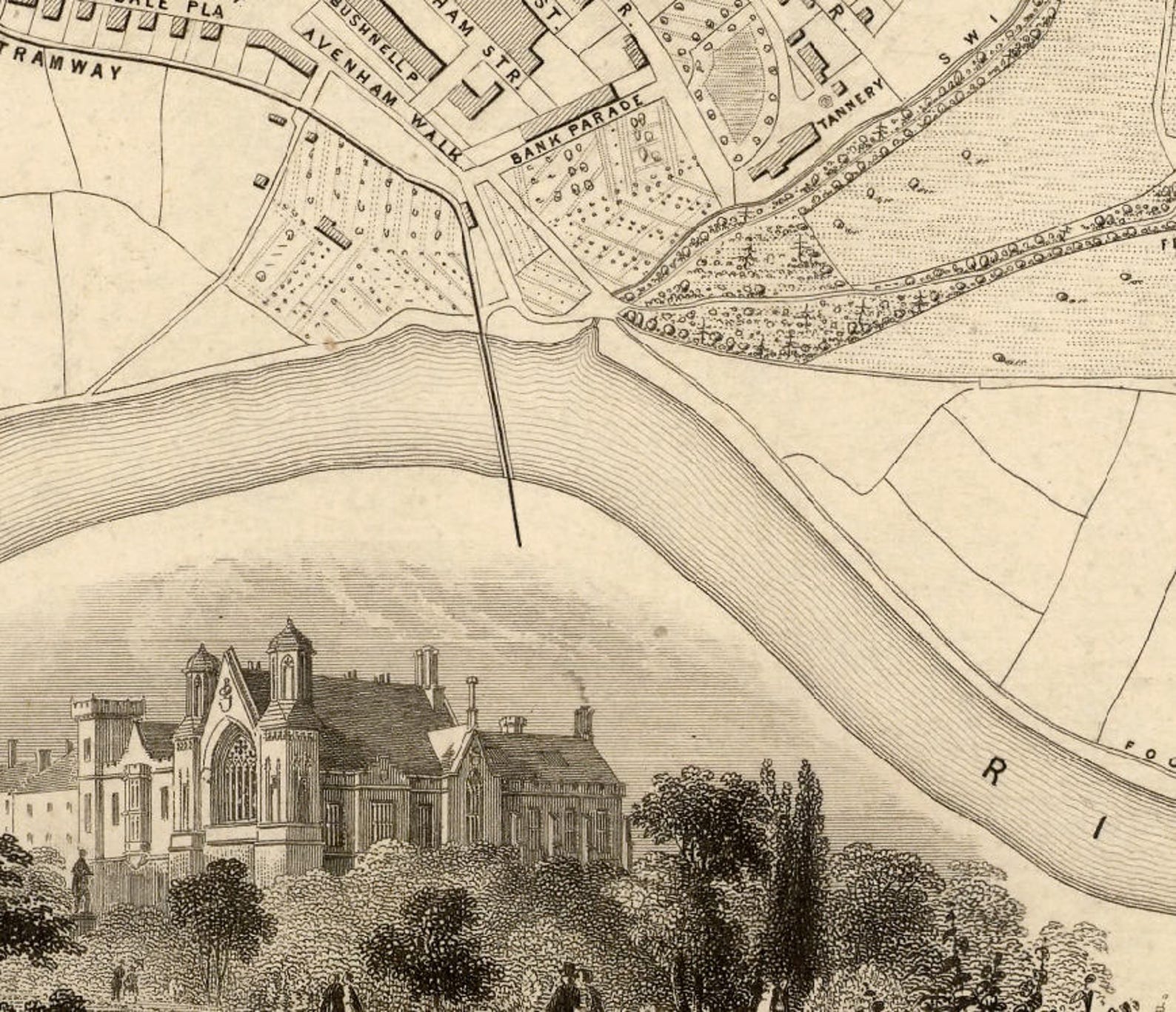 Old Map of Preston Historical Preston Map Poster Map Print - Etsy