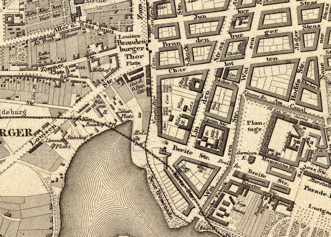 Potsdam Map Old Map of Potsdam Print Archival Print on - Etsy